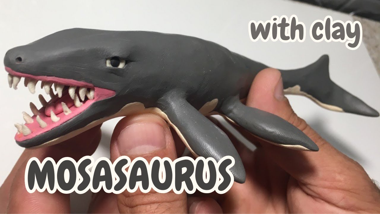 How to make a MOSASAURUS with Clay - Mega Plastilin - YouTube