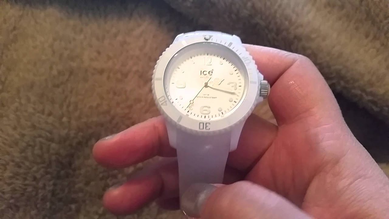 Ice Watch Jelly Strap White - YouTube