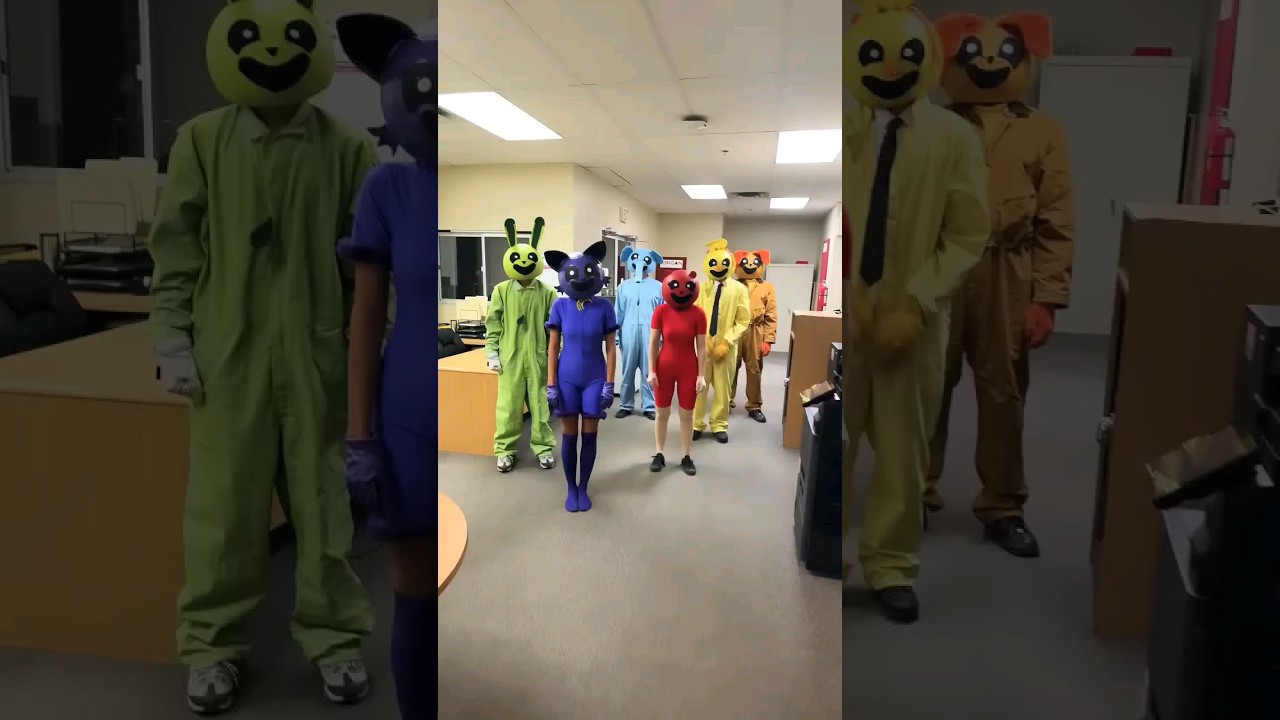 smiling critters scary mask 😱 #aevkids #feedshorts - YouTube