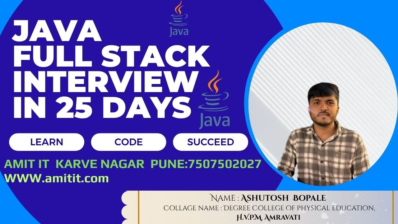 Java Full Stack Mock Interview - YouTube