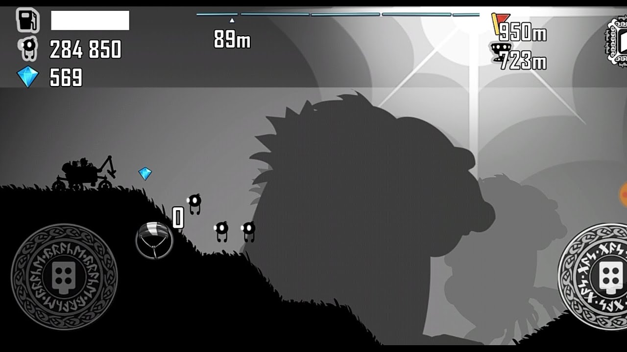 Hill climb racing game 🎮#trendingvideo VEHICLE MOONLANDER STAGE ...