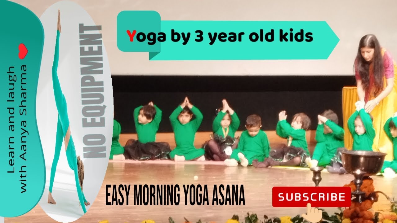 Easy yoga Asana by 3 year old kids || yoga for beginners || a beautiful ...