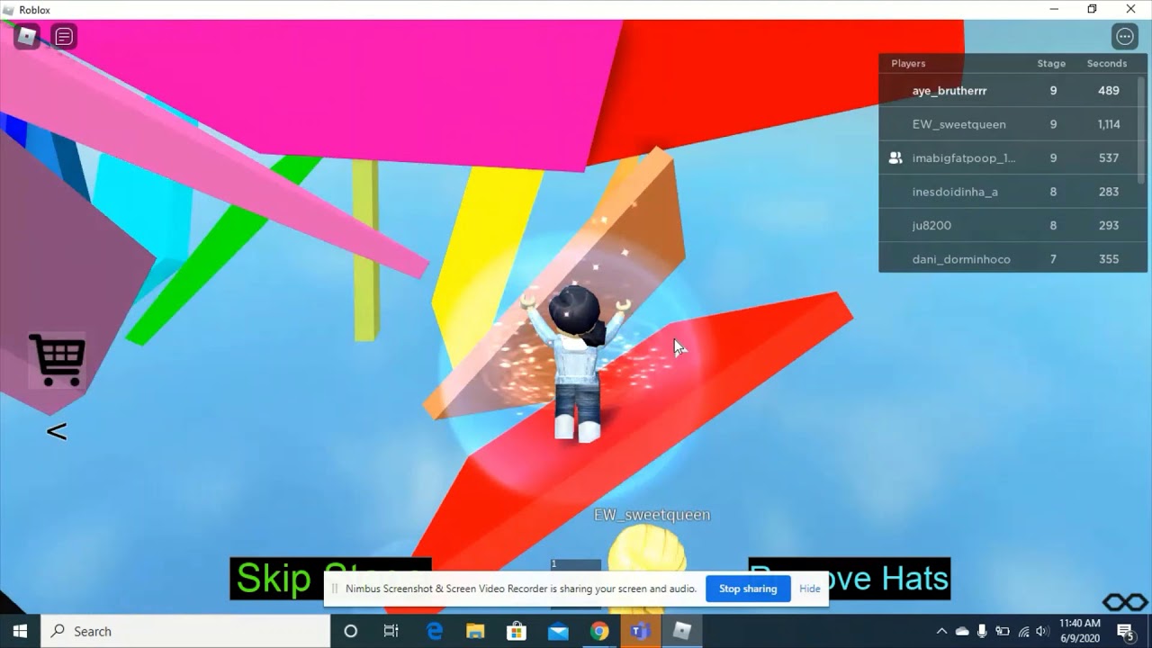 roblox easy obby playing with imabigfat poop my friend lol - YouTube