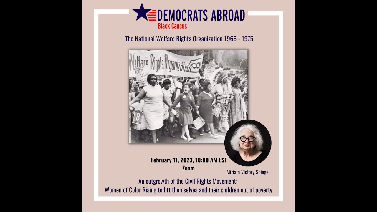 The National Welfare Rights Organisation 1966-1975 / Democrats Abroad ...