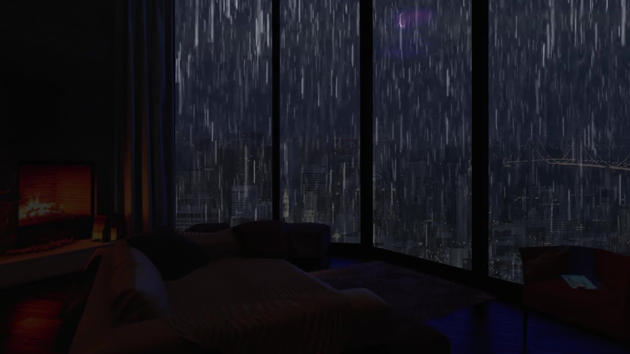 Rain And Thunder Sounds For Sleeping, Relaxing And Studying - Rain ...