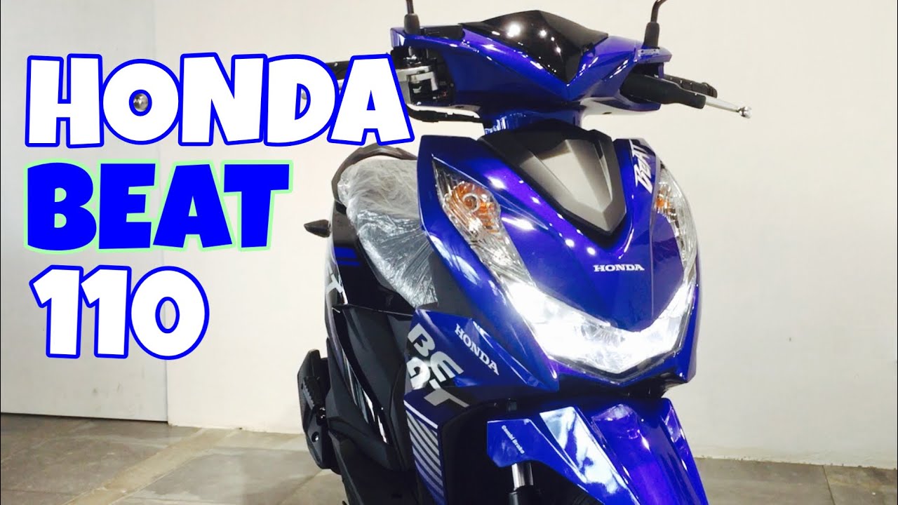 All New Honda Beat 110 2020 Blue - YouTube