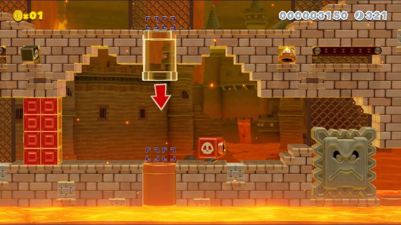 Custom Super Mario 3D World Levels: "8-1 | Infernal Infiltration" by ...