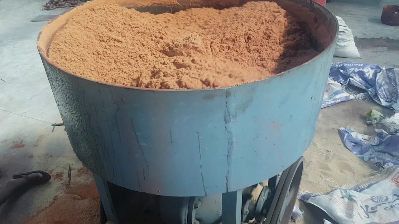 Sand mixture machine 150kg - YouTube