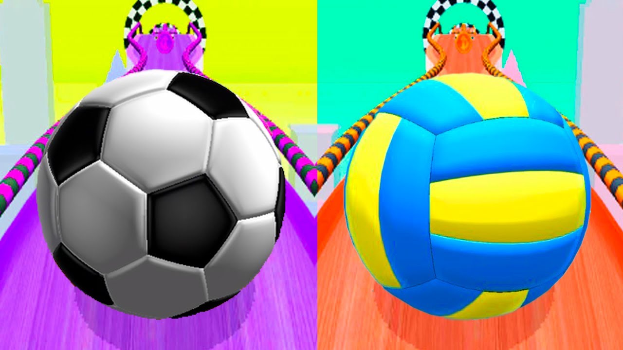 Going Balls vs Jump Balls - Which SPORT Ball Will Be Win? Race-456 ...