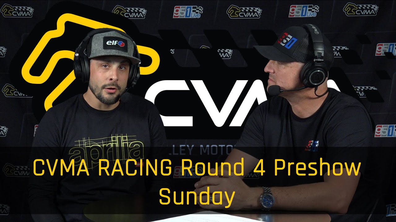 CVMA Racing round 4 Preshow - Sunday - YouTube