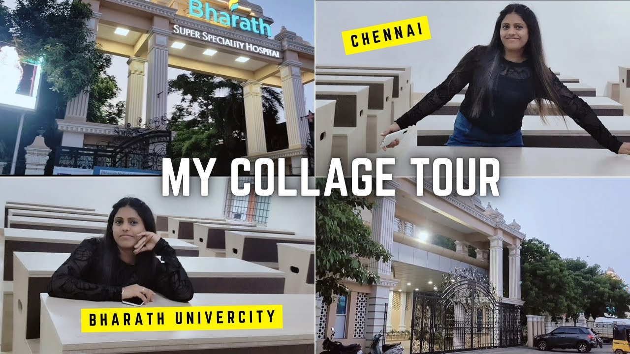 My Collage Tour 🥰 | Bharath University🎓| Chennai #nickysingh # ...