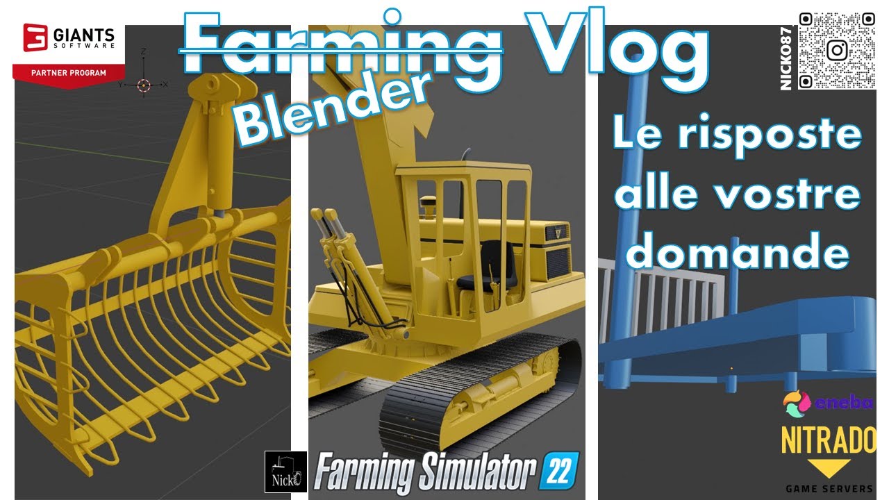 FS 22 📳 ̶F̶a̶r̶m̶i̶n̶g̶ Blender VLOG 22: le risposte alla vostre ...
