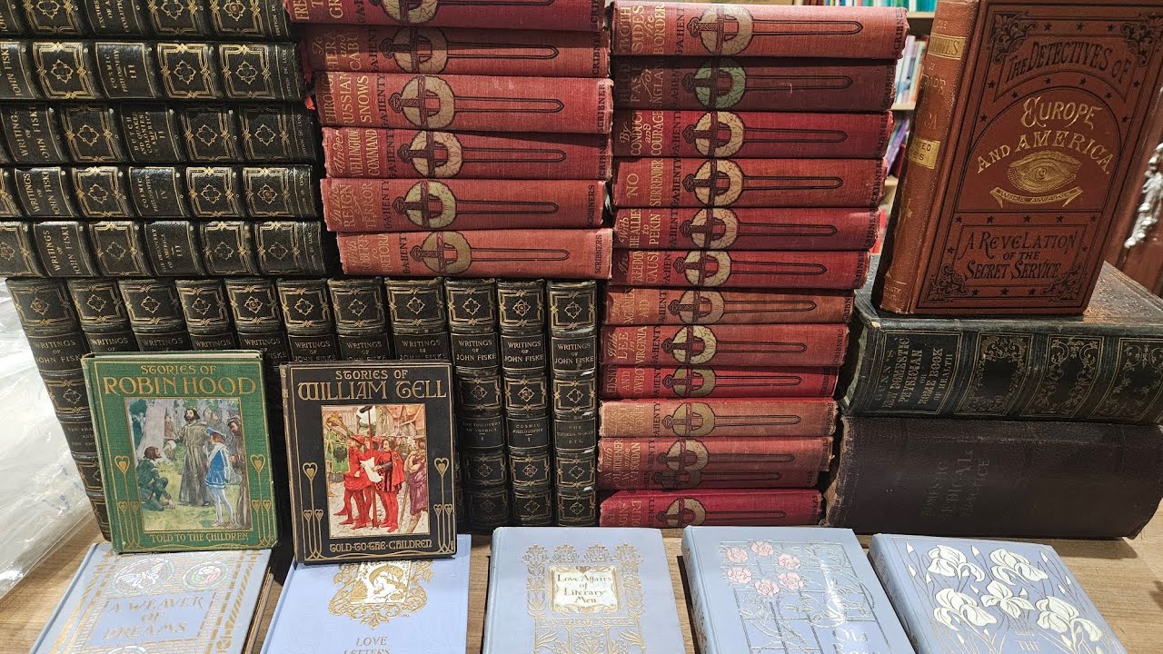 Tuesday night LIVE showing off books - YouTube