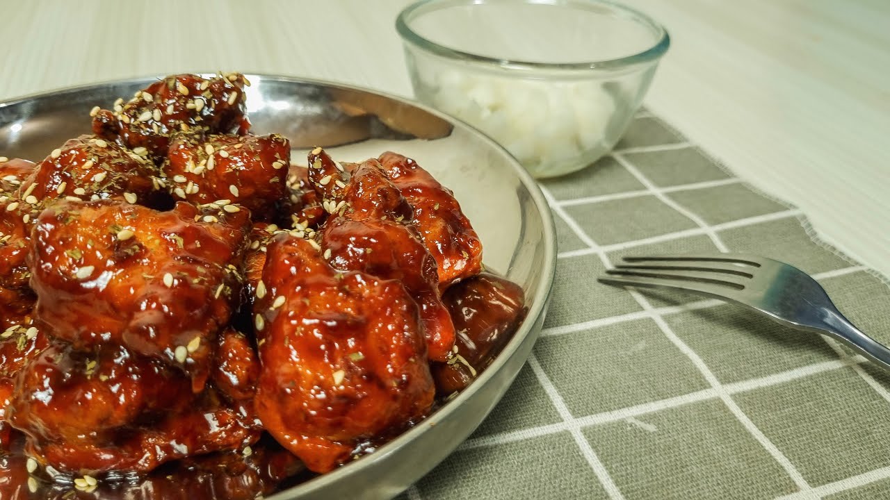 RESEP AYAM GORENG KOREA ALA JINNY'S KITCHEN | Sweet and savory - YouTube