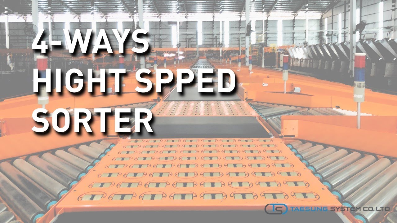 [PIVOTLE] 4-WAY High Speed Wave Sorting System - YouTube