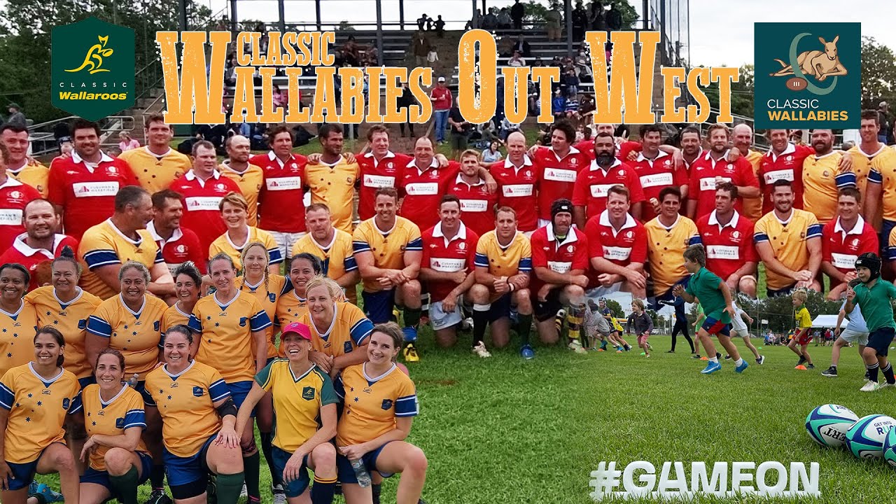 Classic Wallabies Visit Coonamble - YouTube