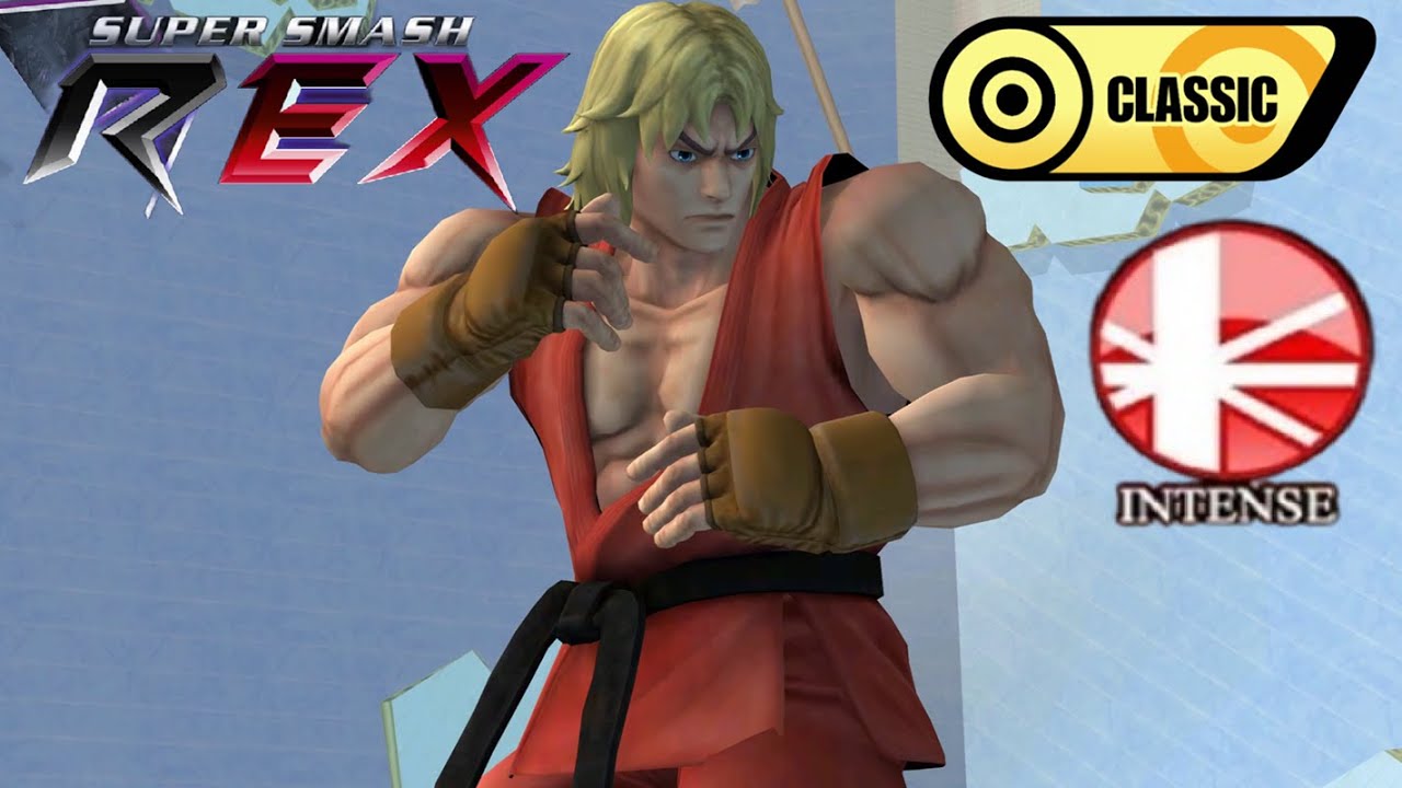 Super Smash REX Gameplay - Classic Mode with Ken (Intense) - YouTube
