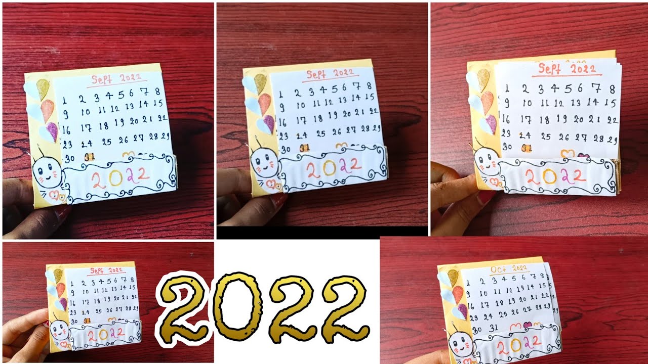 celender // homemade celender // paper celender / diy celender - YouTube