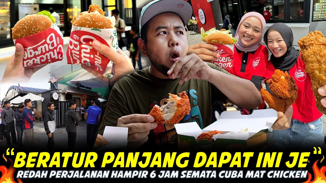 INI JE LEVEL AYAM GORENG PAK MAT WESTERN..Siap Panggil Artis Rupanya ...