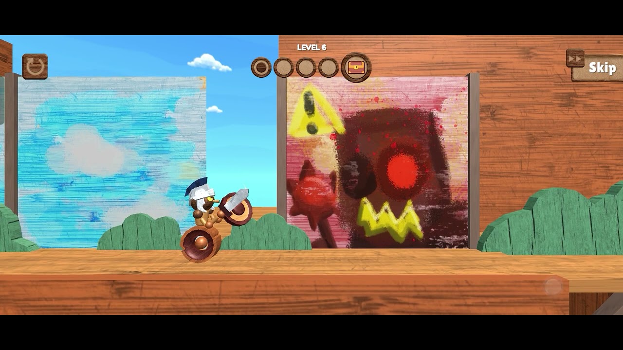 mencoba game Wood guy - YouTube