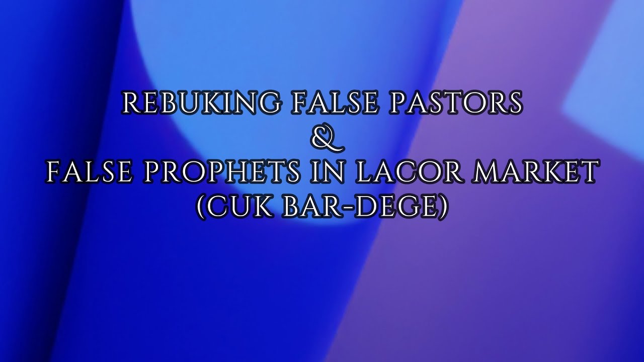 Rebuking false pastors in lacor maket, (Cuk Bar-dege), Gulu - YouTube