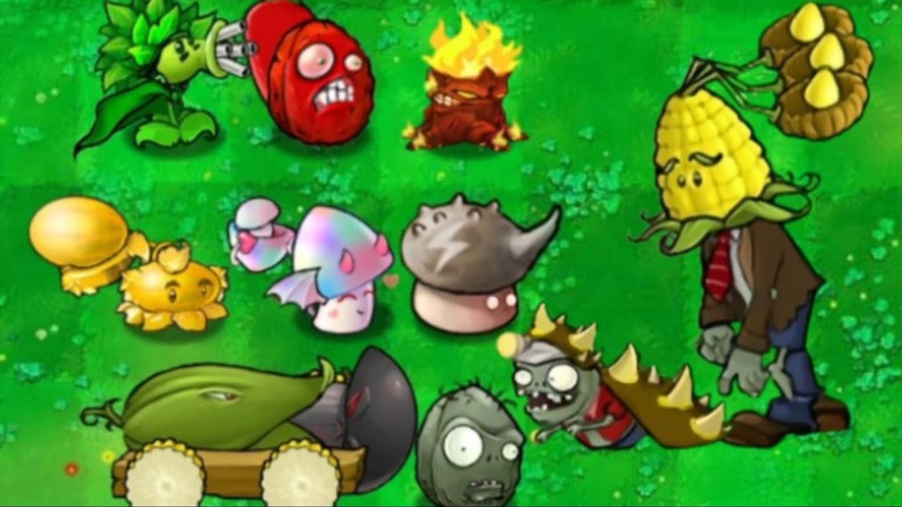 All kinds of plants x25 vs all kinds of best zombie combinations【PVZ ...