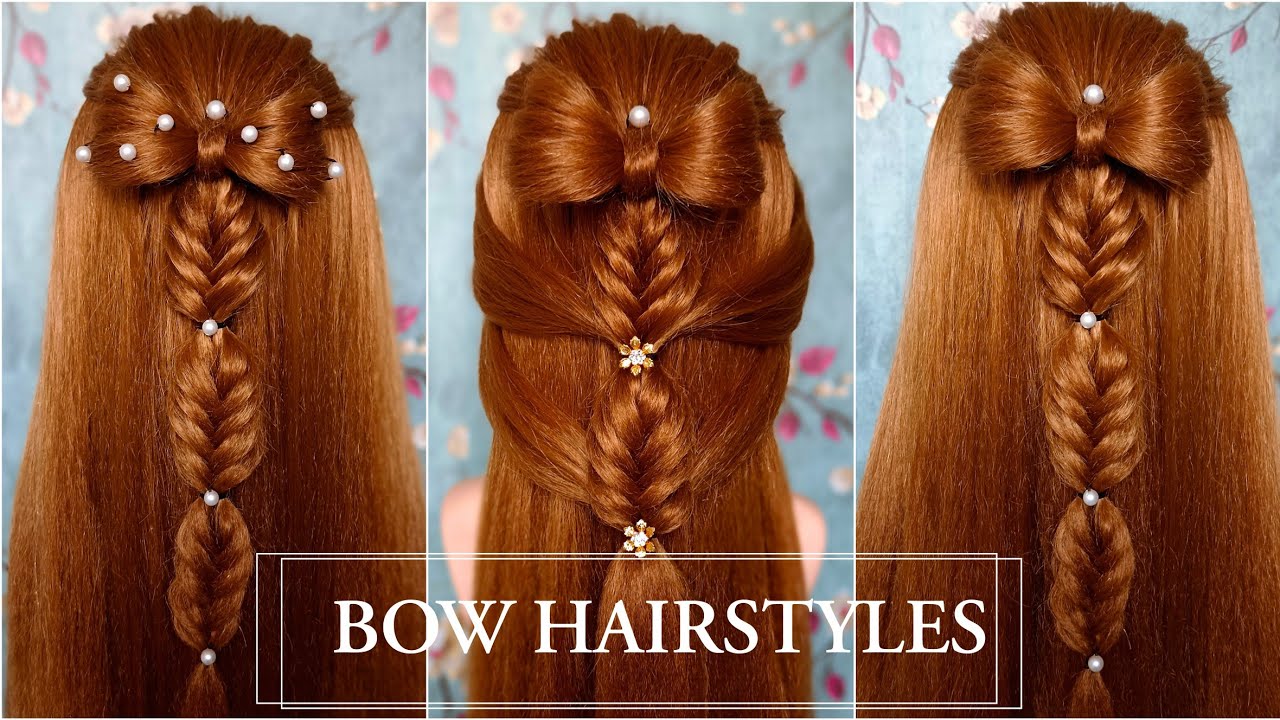 "Latest Bow Hairstyles for Girls: Elegance with a Twist" - YouTube