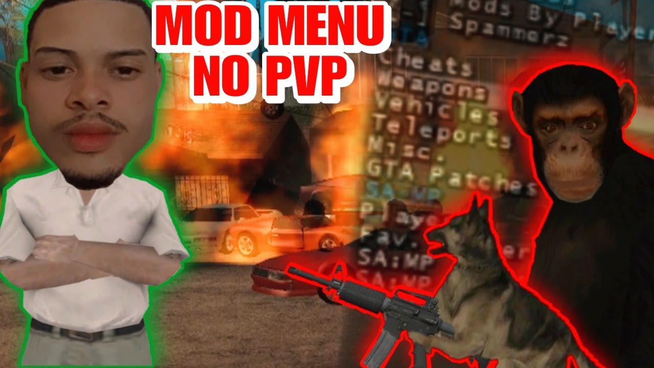 INVADI UM SERVIDOR DE PVP COM MOD MENU NO GTA SAMP RPG - YouTube