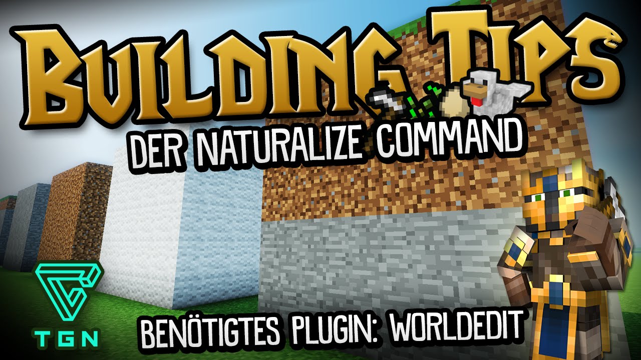 Der Naturalize Command [WorldEdit] Minecraft Building Tips #02 - YouTube