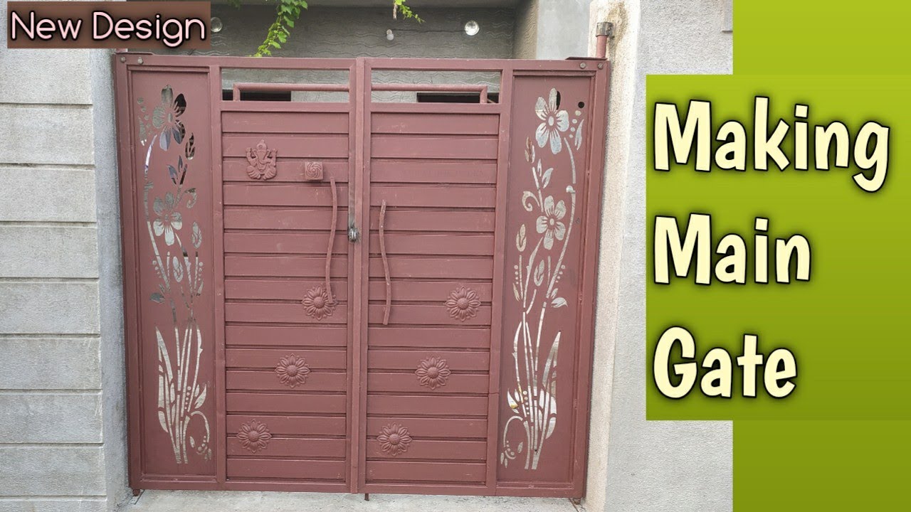 Making Main Gate | New Design 2022 | New Iron Gate Design | लेटेस्ट ...