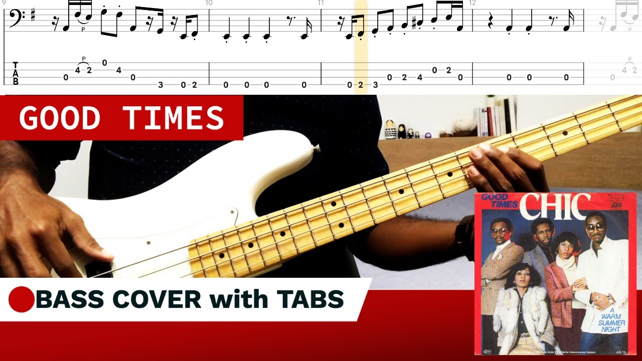 Good times - Chic (BASS COVER + TABS) - YouTube