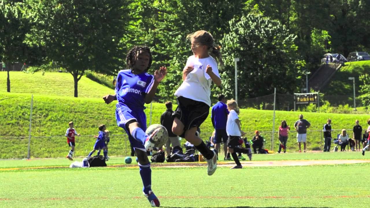 FC Frederick White Team U10 Girls Spring 2013 - YouTube