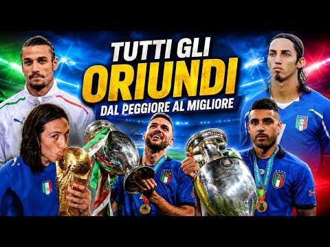 Tutti gli ORIUNDI della STORIA dell'ITALIA dal PEGGIORE al MIGLIORE