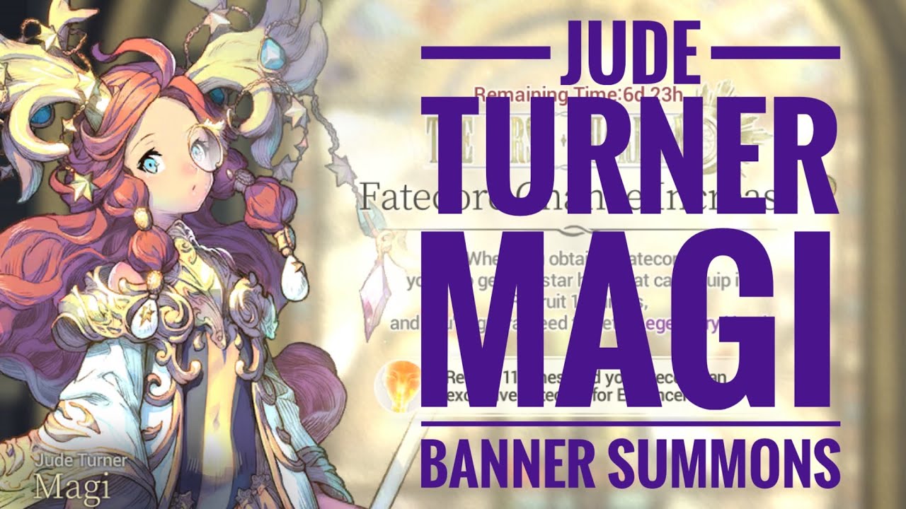 EXOS HEROES | JUDE TURNER MAGI BANNER SUMMONS | FATE CORE MAGI - YouTube
