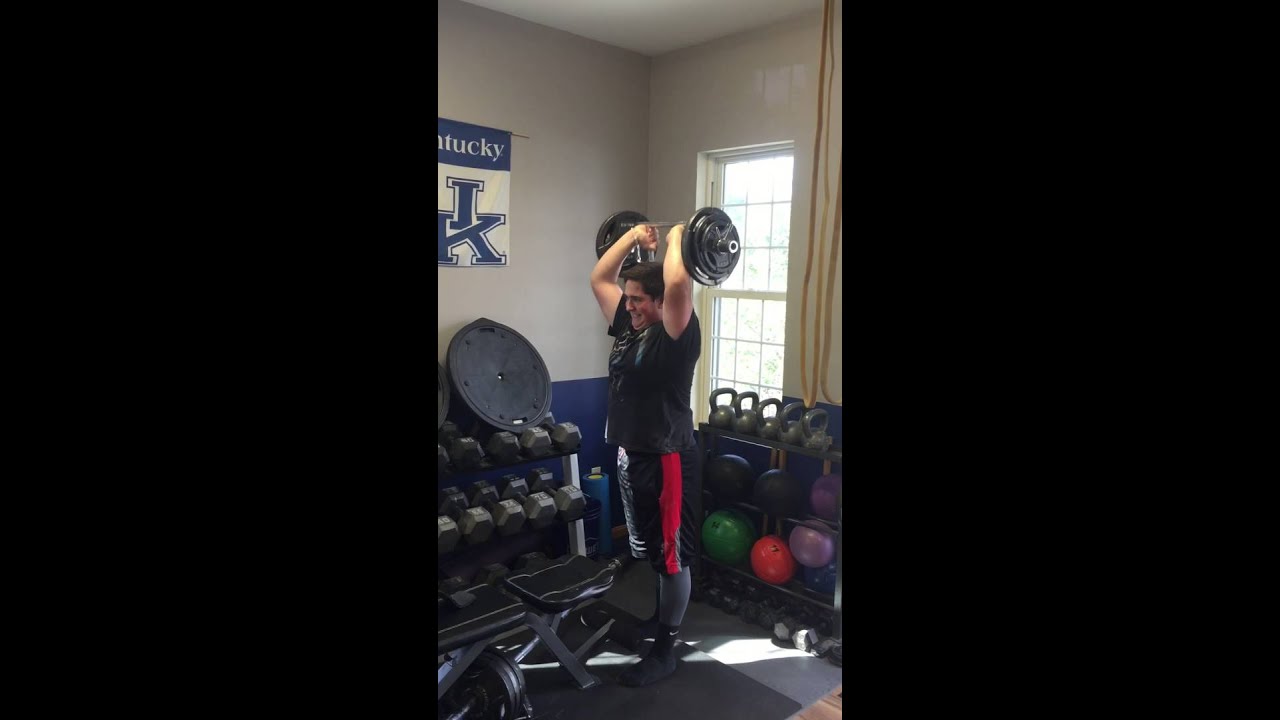 Vinny - Overhead French Press 95x12 - YouTube