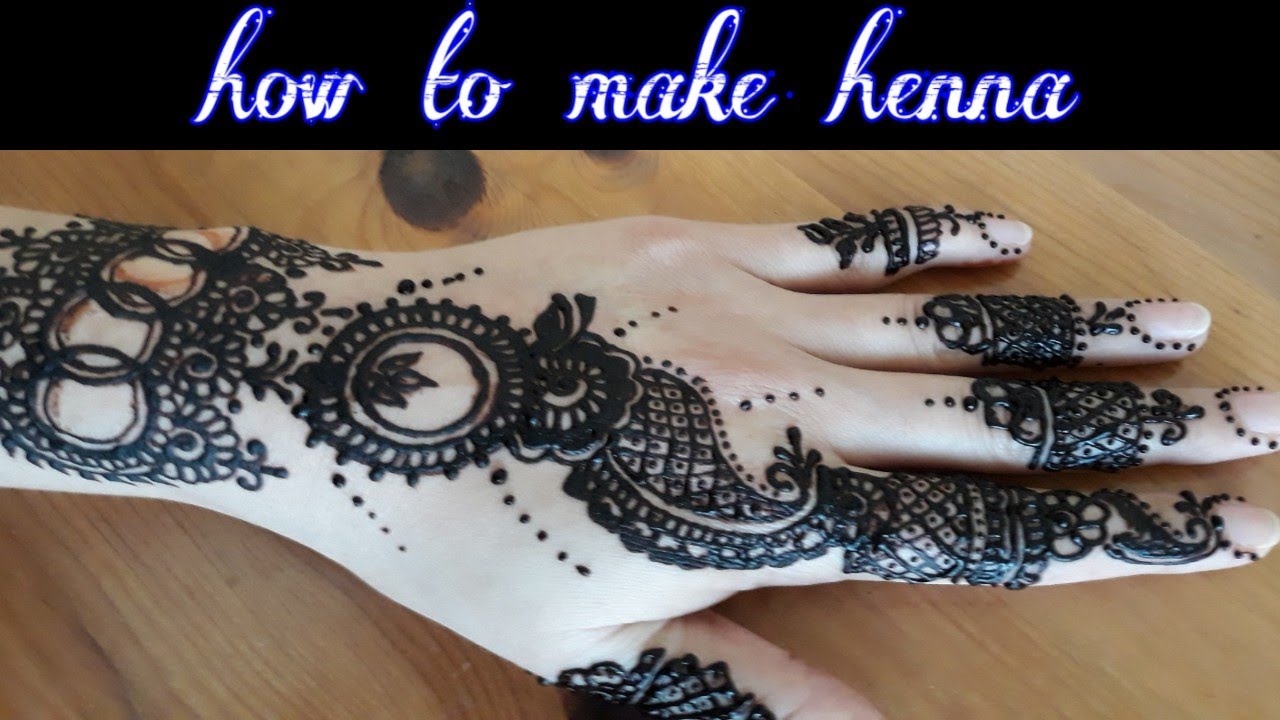 How To Make Mehndi YouTube How To Make Mehndi YouTube