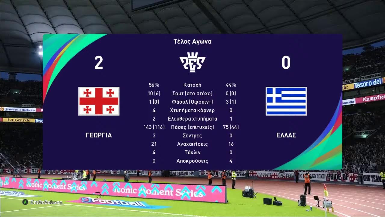 LIVE ΓΕΩΡΓΙΑ - ΕΛΛΑΔΑ | Ευρωπαικά προκριματικά 2021-2022 - YouTube