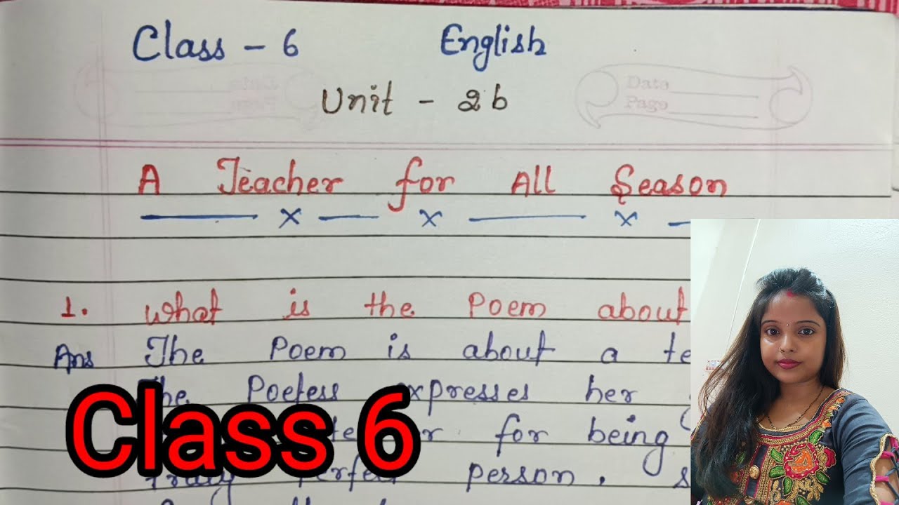 Jcert Class 6 English Unit 2b A Teacher For All Season All Question jcert-class-6-english-unit-2b-a-teacher-for-all-season-all-question