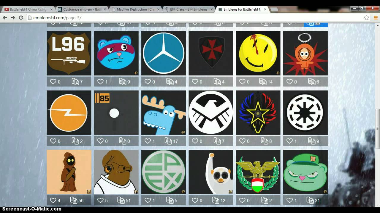 BF4 - How to get Free Emblems Without Making Them - YouTube