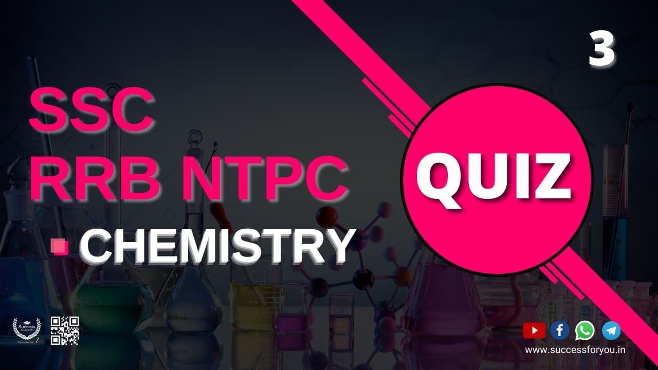 SSC Science Previous Year Questions | Chemistry | SSC CGL | SSC CHSL ...