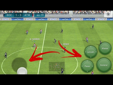 SAIU!!! PES 17 MOBILE COM CONTROLES NA TELA!!! NOVA ATUALIZAÇÃO!!! TOP ...