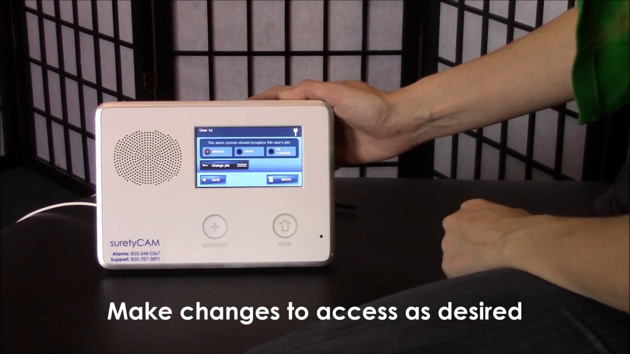 How to Add / Change Users on a 2GIG Go!Control Panel - YouTube