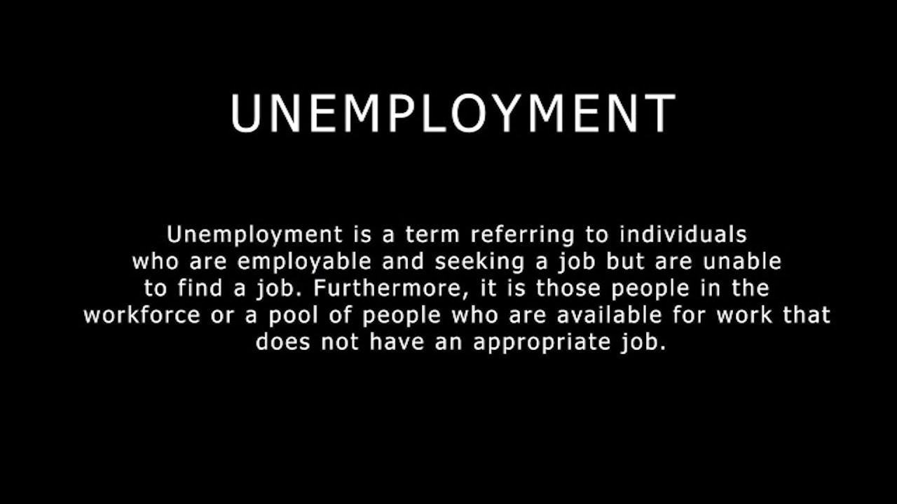 UNEMPLOYMENT || Ft MBA students - YouTube