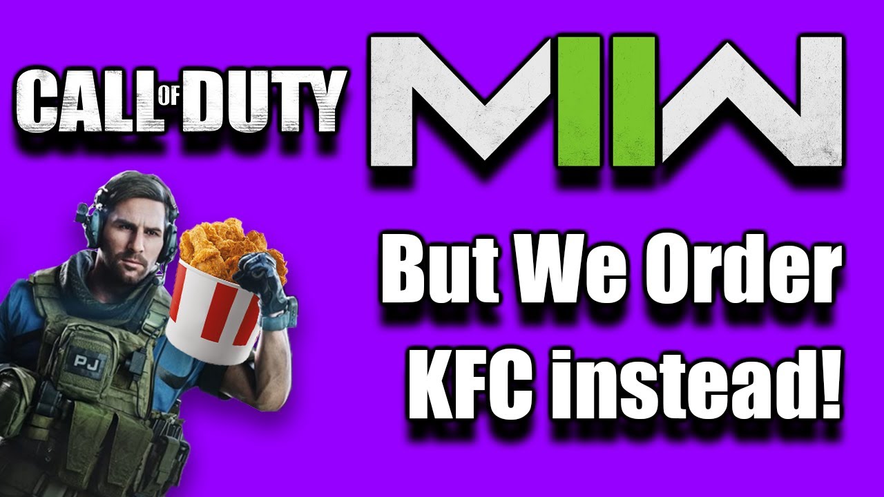 COD MW2 but we order KFC instead! - YouTube
