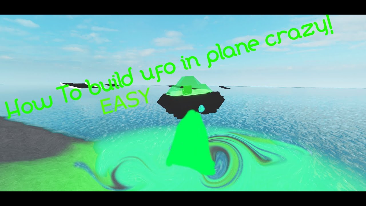 How to build UFO in plane crazy! (Quick and EASY) - YouTube