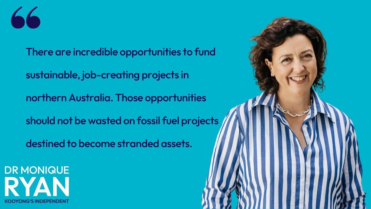 Monique Ryan MP, NORTHERN AUSTRALIA INFRASTRUCTURE FACILITY - YouTube