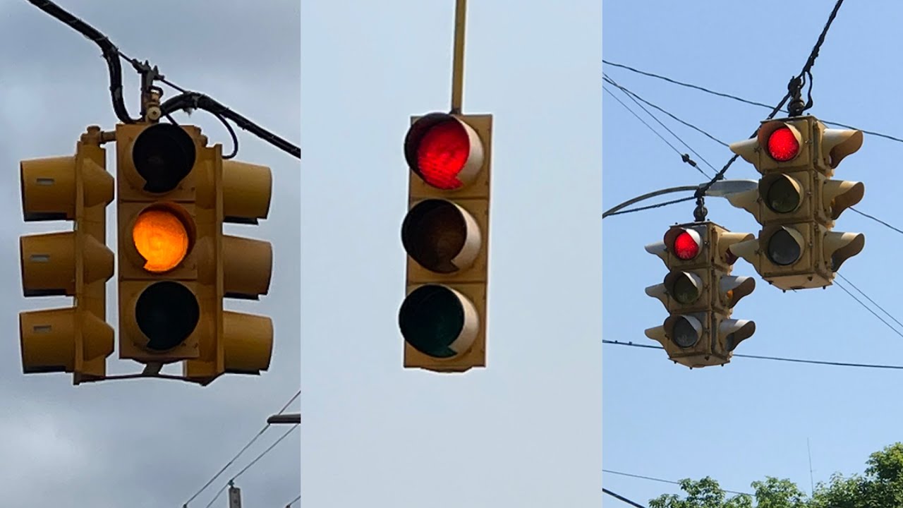 Traffic Signals in Flash Mode Compilation - YouTube