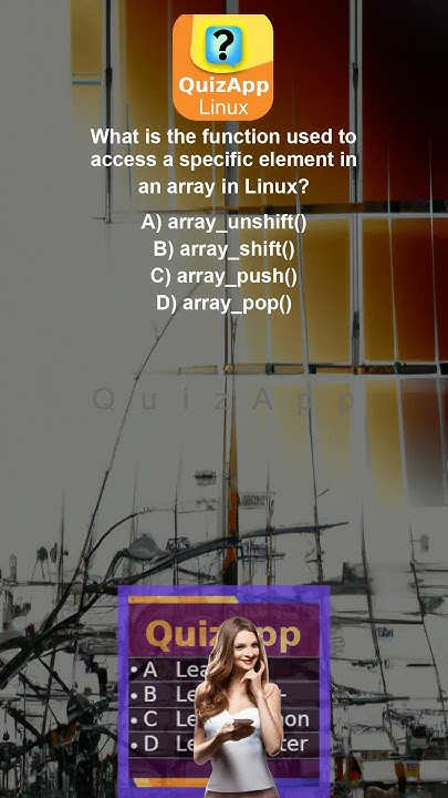 Linux What is the function used to access a specific element in an array in Linux - YouTube