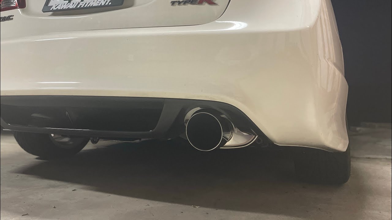 Civic typeR FD2 SPOON TAIL SILENCER[STREET] ＋ZeroFighter Pipe A - YouTube