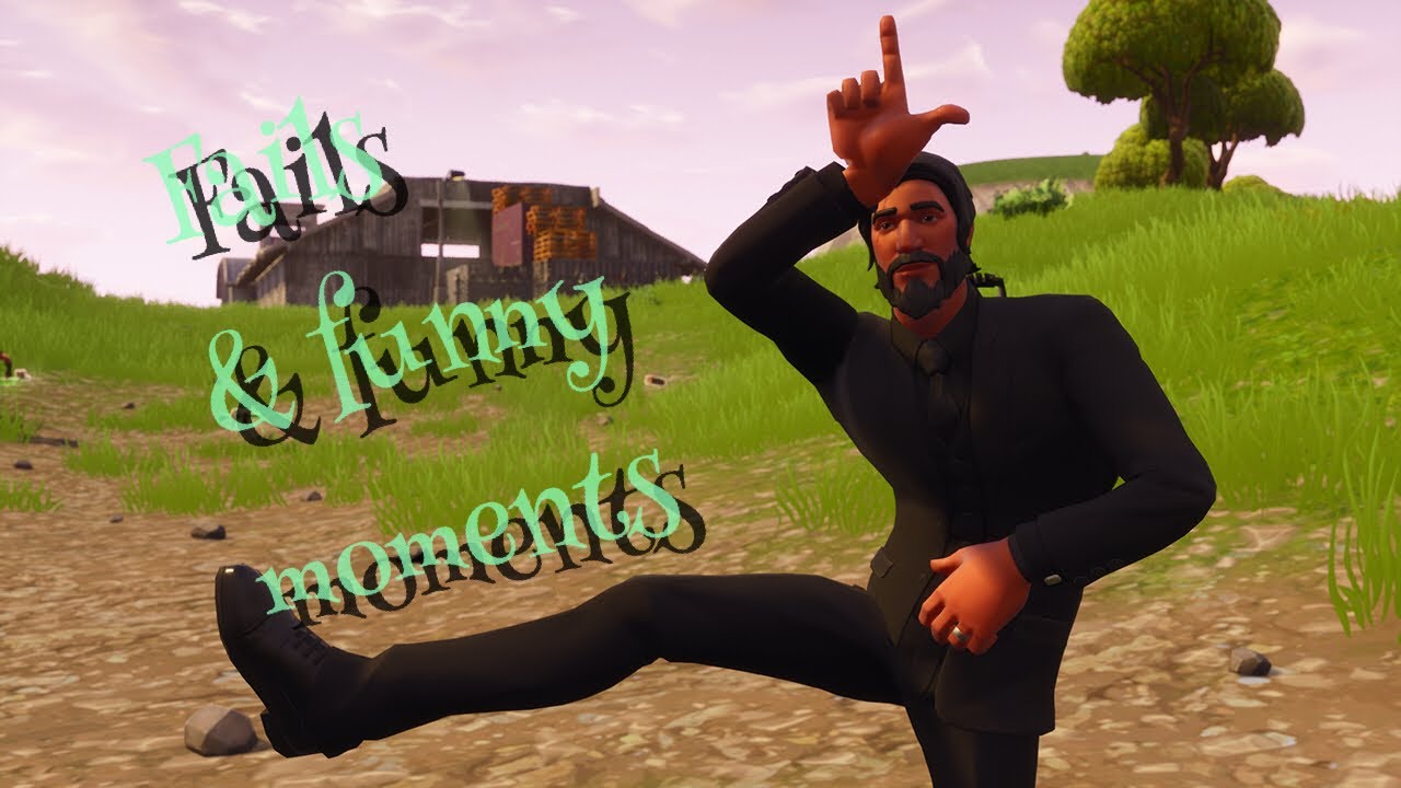 Fortnite fails/ funny random moments - YouTube